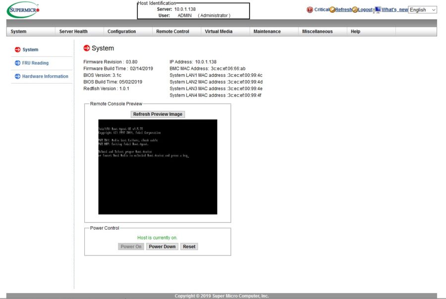 Supermicro - Login to IPMI / BMC | Stovaris Value Added Distributor